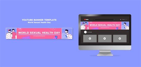 Free PSD World Sexual Health Day Youtube Banner Template