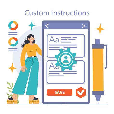 Prompt Engineers Writing A Command Stock Vector Illustration Of