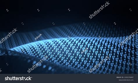 Quantum Computing Futuristic Technology Digital Cyberspace Stock Illustration 2202276997