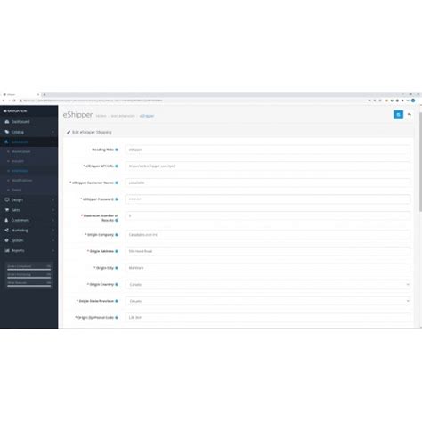 Opencart Eshipper Shipping Modulepurolatorupsfedex