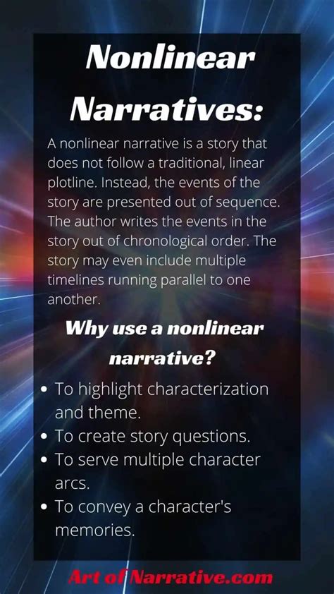 Exploring Nonlinear Narratives What They Are And How To Use Them The Art Of Narrative