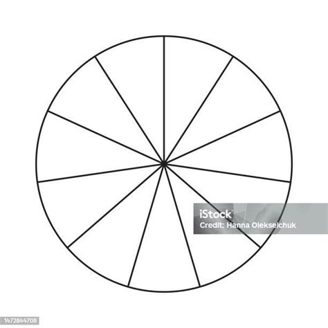 แผนภูมิวงกลมไดอะแกรมสิบเอ็ดส่วนหรือขั้นตอน ไอคอนวงกลมสําหรับอินโฟกราฟิก การนําเสนอ การ ภาพประกอบ