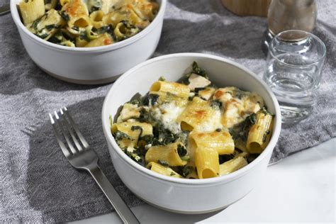 Chicken And Spinach Alfredo Bake Recette Magazine