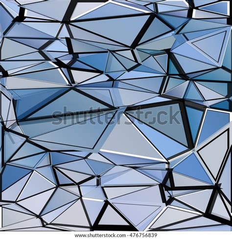 abstract pattern consisting randomly distributed triangles stock vector