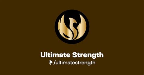 Ultimate Strength Instagram Facebook Linktree