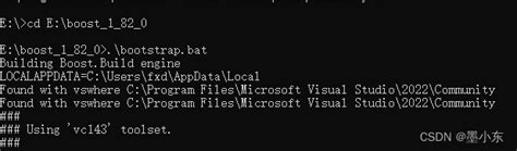 Windows 编译c Boost库windows Boost Csdn博客