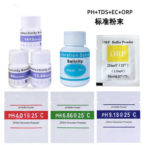 Calibration Ph Ec Tds Calibration Orp256mv Salinity 35ppt Standard Buffer Solution Shopee