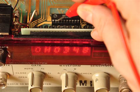 HP 5300A 5301A Another Hamfest Find Buttons Switches Knobs Lights