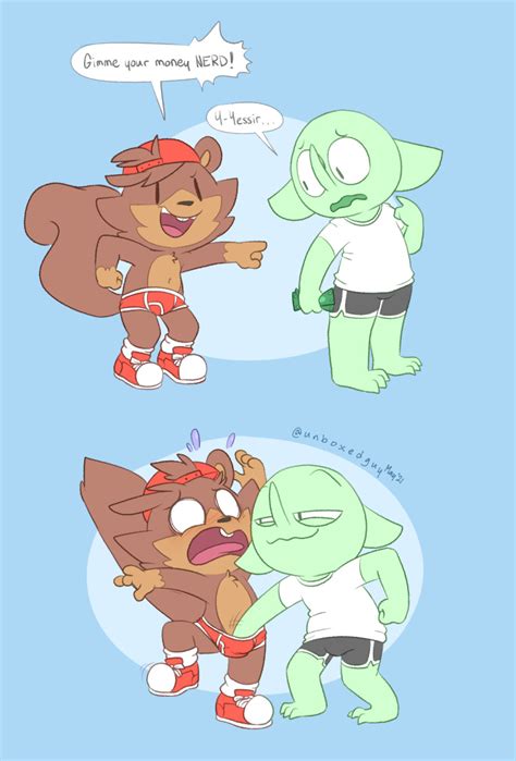 Rule 34 Bo Unboxyguy Brown Body Brown Hair Bully Bullying Character Request Clothing Comic