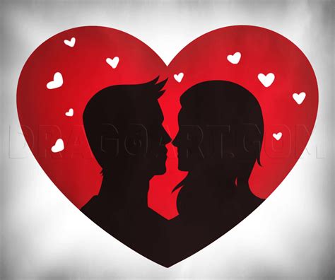 How To Draw A Valentine Couple Drawing Step By Step By Dawn DragoArt