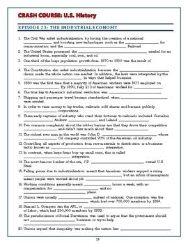 DISTANCE LEARNING Crash Course World History Worksheets Episodes 6 10
