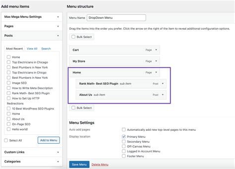 How To Add A Dropdown Menu To Wordpress A Beginners Guide Rank Math