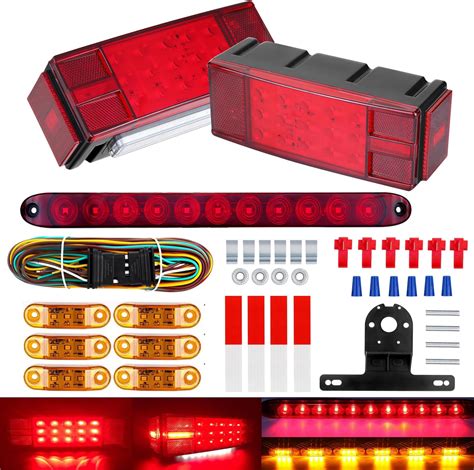 Amazon.com: LIMICAR Boat Trailer Lights, Trailer Lights LED Kit, Boat Trailer Lights LED ...