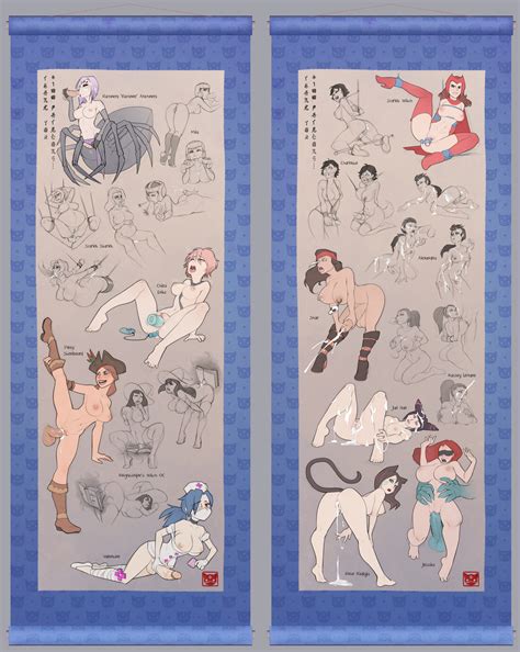 Scroll O Sketches September By NinjaKitty Hentai Foundry