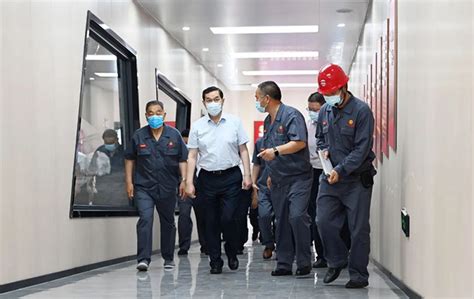 石家庄市委书记张超超一行莅临敬业集团调研 敬业动态 敬业集团
