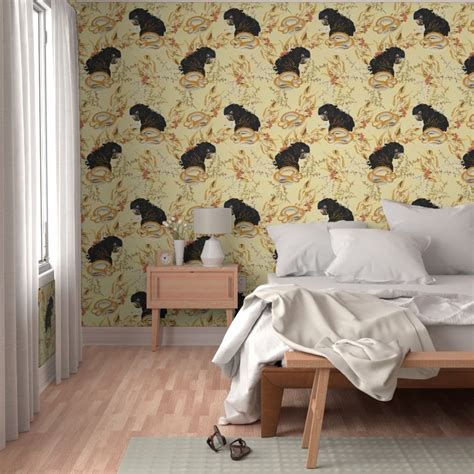 Black Cockatoos Wallpaper Spoonflower