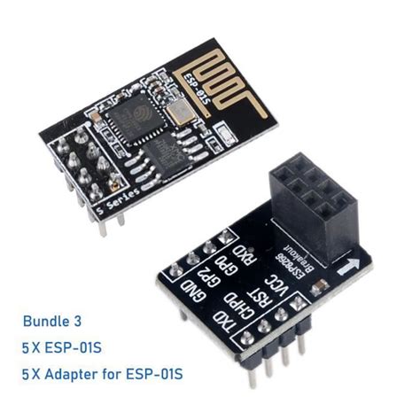 forfait 3 module Émetteur récepteur wifi sans fil esp8266 série esp 01s