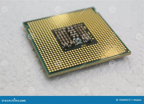 Intel Processor Cpu Close Up For Computer Stock Image Image Of