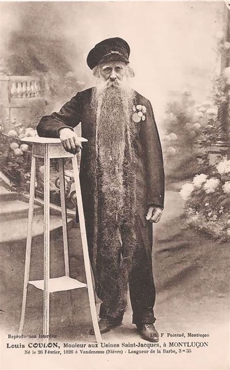 Amazing Portraits Of Louis Coulon And His Foot Beard As A Nest For His Cats Design You