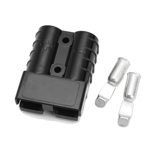 Lumeno 50a Square Connector Plug Black Camp And Climb