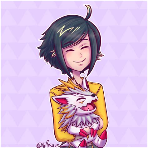 Safebooru Black Hair Blonde Hair Claws Closed Eyes Digimon Digimon