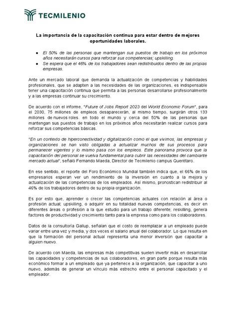20230523 La Importancia De La Capacitación Continua En La