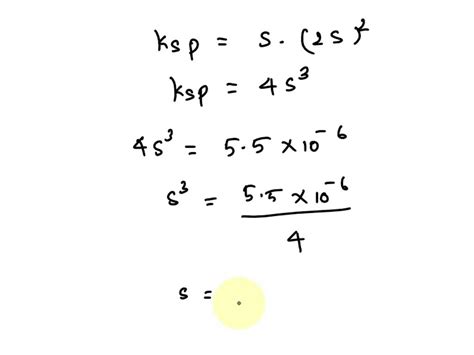 solved 1 using the ksp value given in appendix d of your textbook a