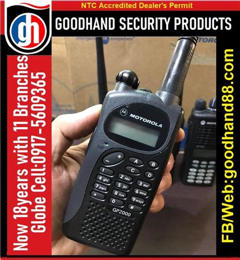 Motorola 2way Radio VHF UHF Model GP2000 Mobile Phones Gadgets Walkie Talkie On Carousell
