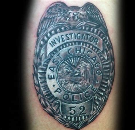 Police Badge Tattoos Ideas