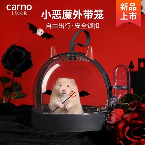 嚕寶寵物倉鼠籠 小惡魔外帶籠 蜜袋鼯外帶包 寵物外出 金絲熊蜜袋鼬趣味透明外出便攜籠小寵用品 蝦皮購物