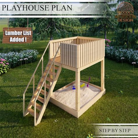 Tree Fort Plans Etsy