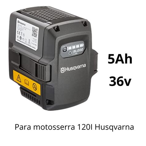 Bateria Bli200 36v 5.2 Ah Husqvarna Para Motosserra 120i