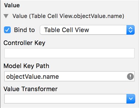 Ios Connect Array With Dictionaries Via Cocoa Bindings Stack Overflow