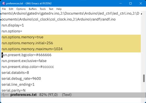 めそめそなたんぶらー — Arduino Ideが（メモリ不足で）フリーズする場合の対処法