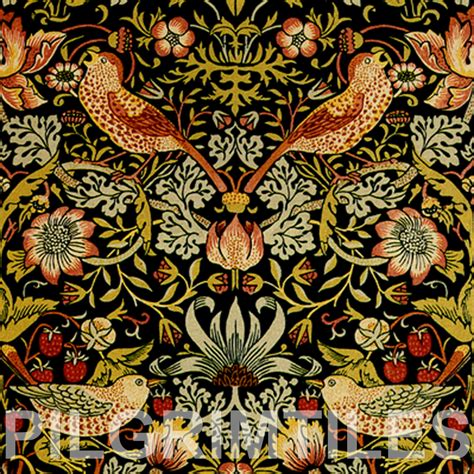 William Morris Strawberry Thief Black 3 William Morris Designs