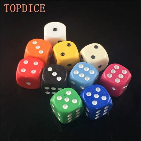 Topdice 18mm Rounded Corners Small Color Dice Drink Ktv Game Digital