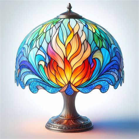 Premium Photo Tiffany Stained Glass Lamp Design