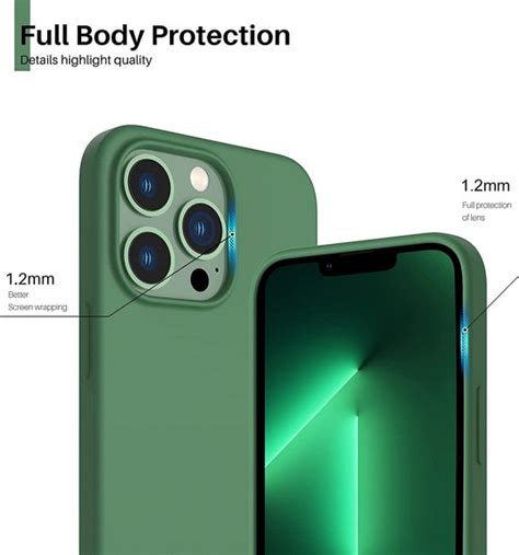 LuxeBass Siliconen Hoesje Geschikt Voor Apple IPhone Pro Max Groen Telefoonhoes Bol