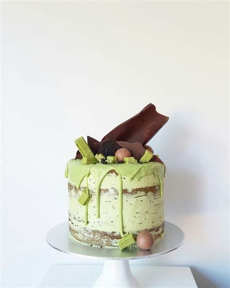 Matcha Naked Cake By Dessert Parlour Melbourne Matcha Recipe Cake