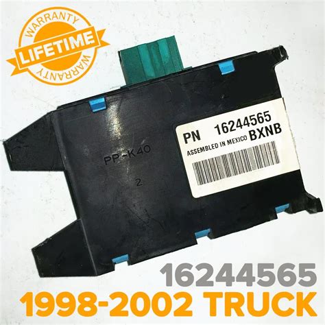 Rebuilt 16244565 Passlock Module 98 02 Chevy Truck Rebuiltcarparts