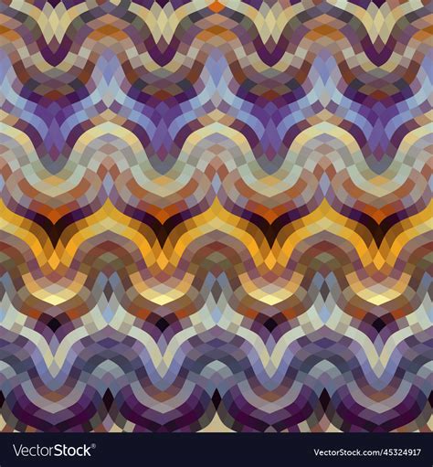 Geometric Abstract Pattern In Low Poly Style Vector Image