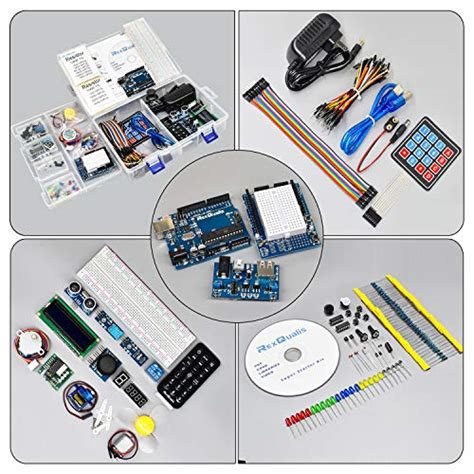 REXQualis Super Starter Kit Based On Arduino UNO R With Tutorial And Controller Board
