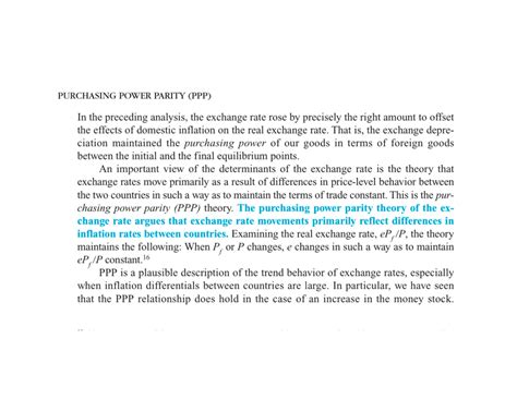 Purchasing Power Parity Ppp Macro Economics Studocu