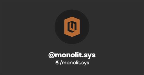 Monolit Sys Instagram Linktree