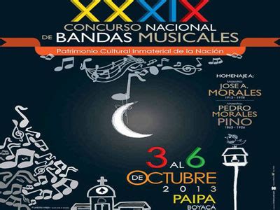Concurso Nacional de Bandas Musicales en Paipa Boyacá Ferias y Fiestas