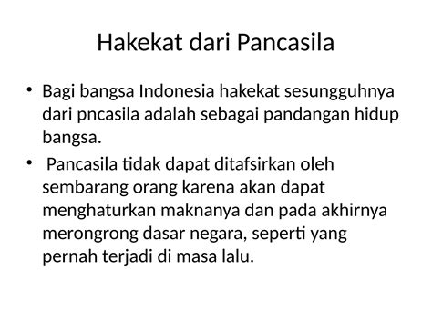 Ppt Pancasila Sebagai Pandangan Hidup Bangsapptx