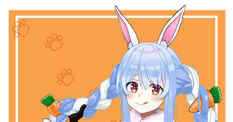 Vtuber 兎田ぺこら 椿ねこのイラスト Pixiv