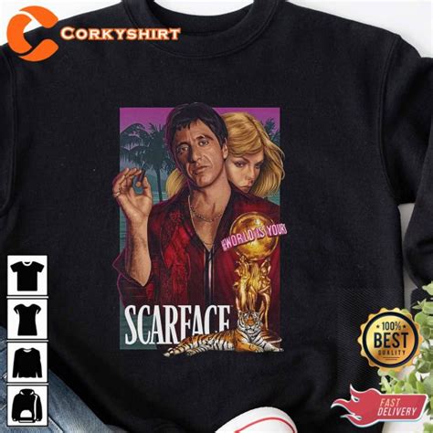 Vintage Scarface Shirt Tony Montana Al Pacino