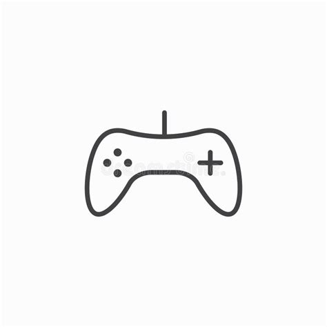 Gaming Controller Vector Icon Set Stock Illustration Illustration Of