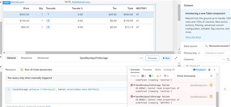 Cant Get Data To Local Storage 💬 App Building Retool Forum